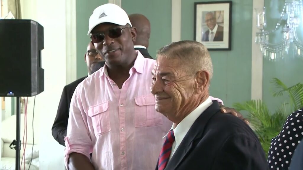 PRIME MINISTER EXPLAINS CABINET PORTFOLIOS; SIR ROBIN YEARWOOD TO ...